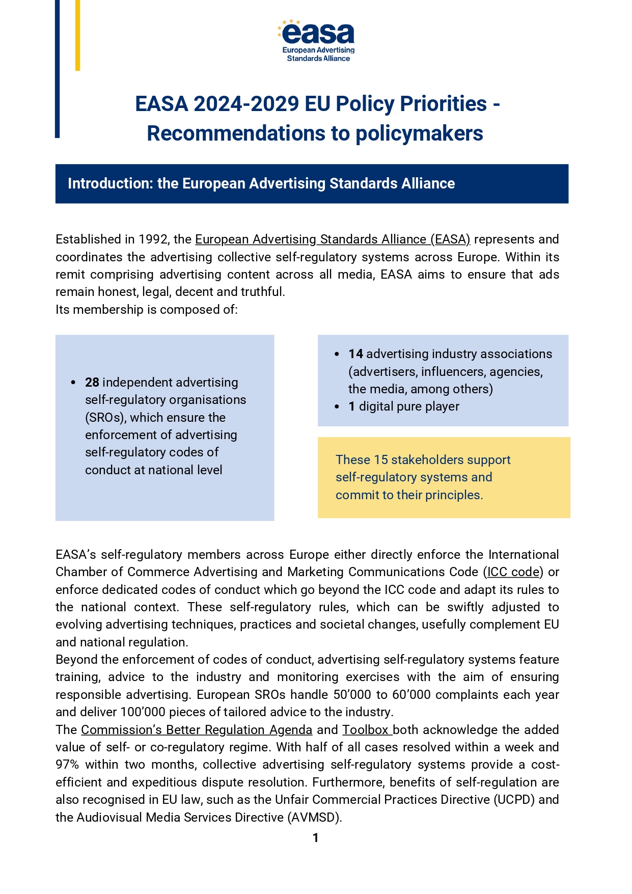Publications | EASA – European Advertising Standards Alliance Publications | EASA – European Advertising Standards Alliance